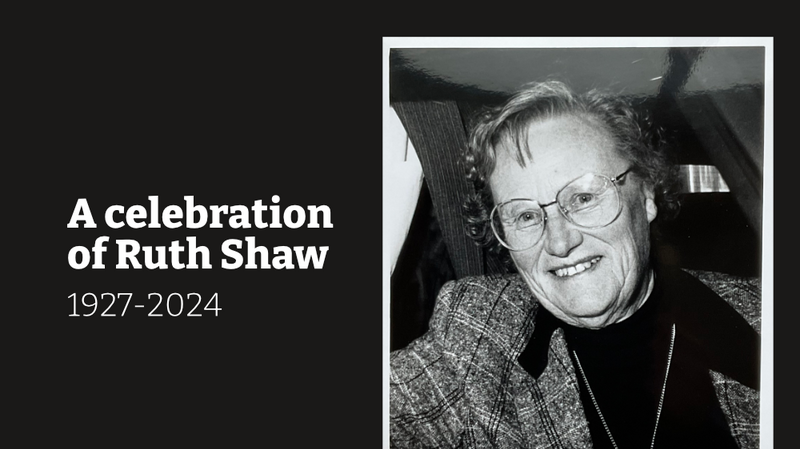 A Celebration of Ruth Shaw - Sutton Liberal Democrats